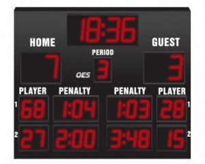 OES Hockey Scoreboard 6200 - Olympian LED