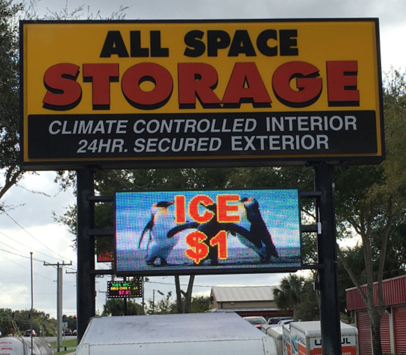 Storage Facility LED Sign - Olympian LED
